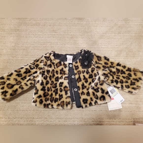 Sweet Heart Rose | Jackets & Coats | Sweet Heart Rose Girls 45 Leopard ...